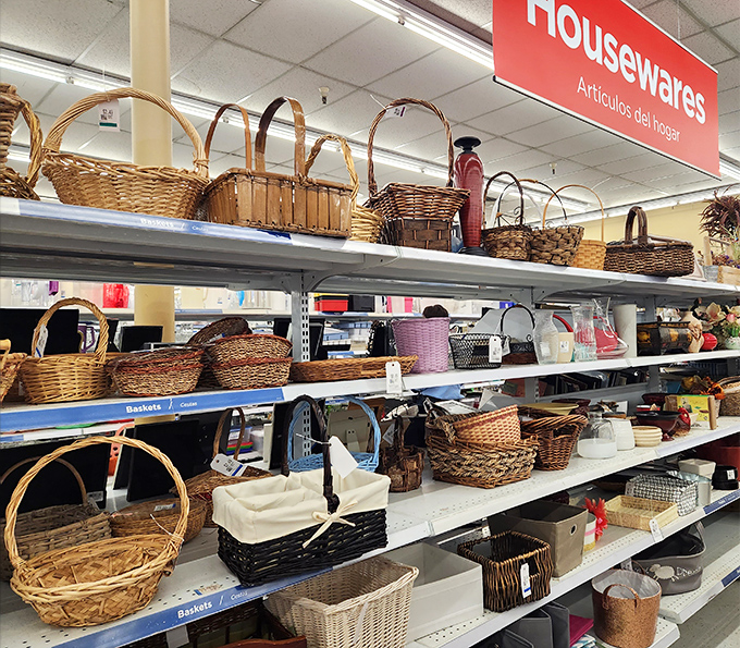 Basket case? More like basket heaven! These woven wonders await their next life as picnic companions, storage solutions, or that bohemian wall display you've been planning.
