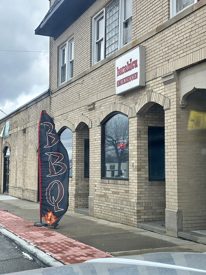 Barabicu's unassuming brick exterior keeps the neighborhood's best-kept smoky secret hiding in plain sight.