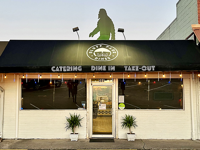 Bigfoot watches over Bluff Park Diner like a cryptozoological guardian angel. Even mythical creatures know where to find the best breakfast in Hoover.