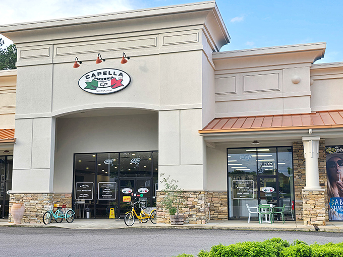 Those colorful bikes aren't just decoration &ndash; they're how locals burn off calories between Capella visits.