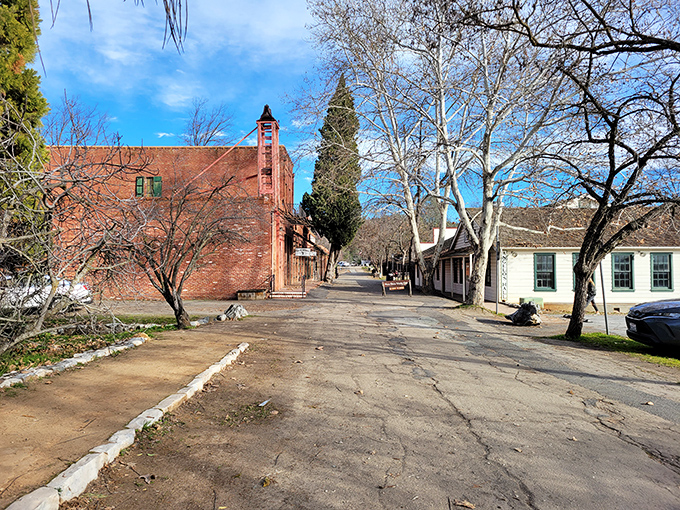 Columbia's unpaved streets kick up the same dust that once clouded the boots of fortune seekers during California's golden days.