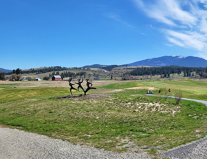 That dancing sculpture says everything about Colville &ndash; artistic spirit meets wide-open spaces where your retirement dreams can stretch their legs.