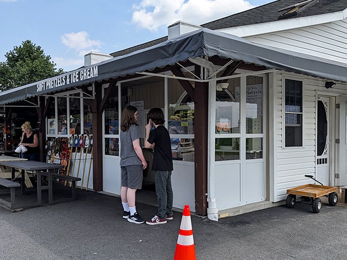 Countryside Road Stand's simple stone building houses pretzel magic that would make any German weep with joy.