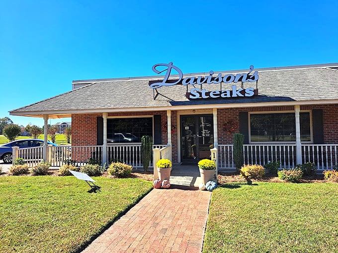 Suburban steakhouse perfection - where neighborhood charm serves up restaurant-quality beef with genuine Southern hospitality.