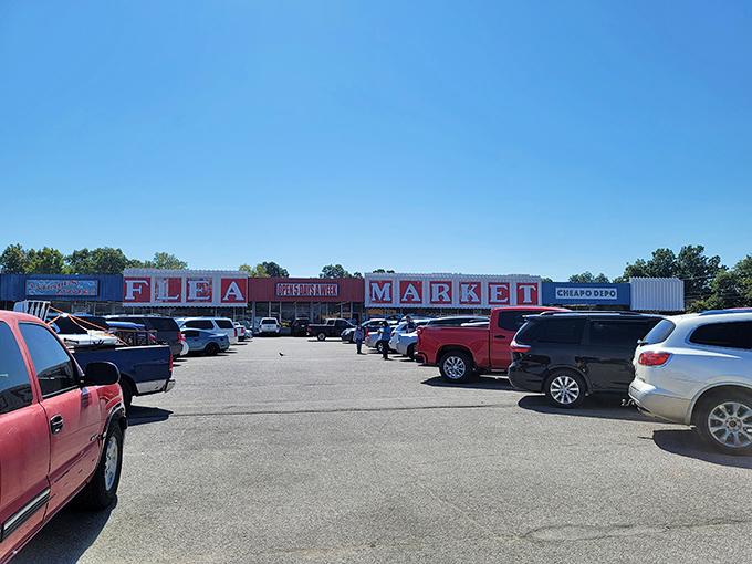 Good Vibes Collectibles announces itself with bold signage that promises a treasure trove within its walls.