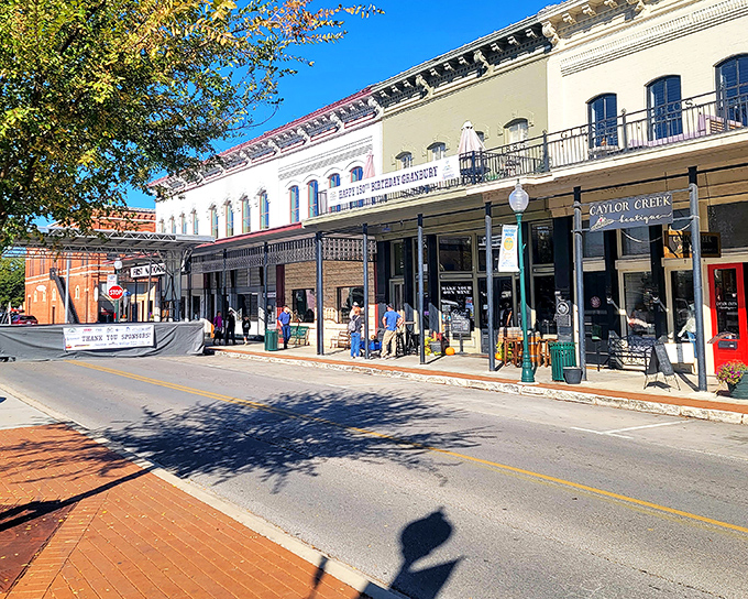 Wimberley's stone storefronts house treasures crafted by local artisans. Hill Country charm with creative spirit.
