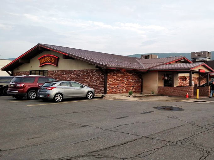 Hoss's stone-and-brick exterior is like comfort food architecture&mdash;familiar, welcoming, and promising satisfaction inside.