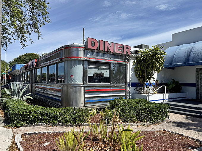 Jack's Hollywood Diner's classic train car design proves that sometimes the best breakfast spots come on wheels that decided to stay put.