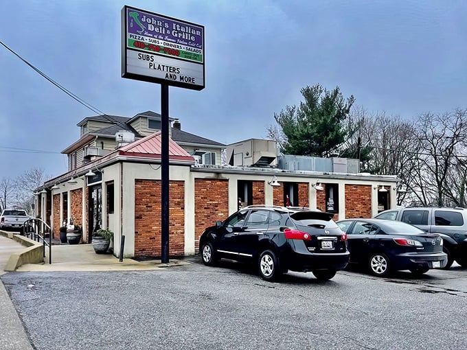 John's Italian Deli announces itself with understated confidence. That brick building has seen generations of sandwich lovers come and go.