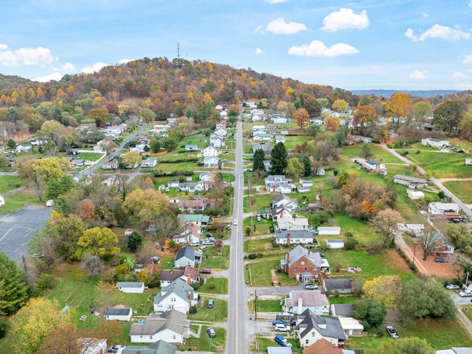 Kingsport's commercial district stretches toward the mountains, offering everyday conveniences without the big-city price tags that make wallets weep.