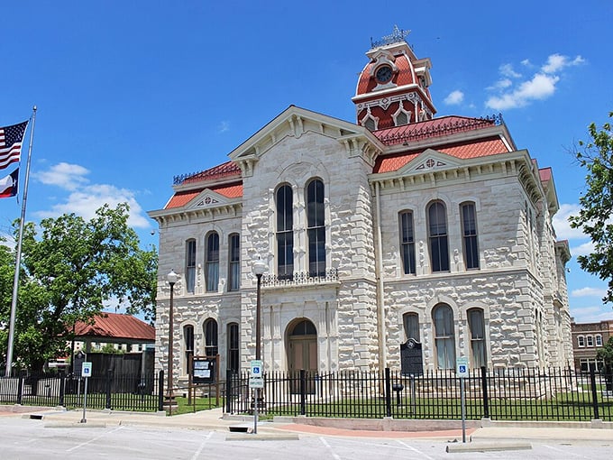 Lampasas courthouse stands as a testament to times when architecture had character and prices had sense.
