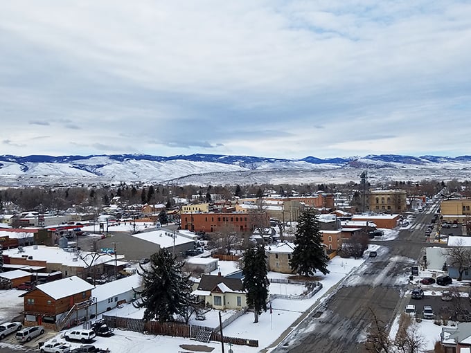 Snow-capped mountains provide the perfect backdrop to Lander's blend of historic charm and modern convenience.