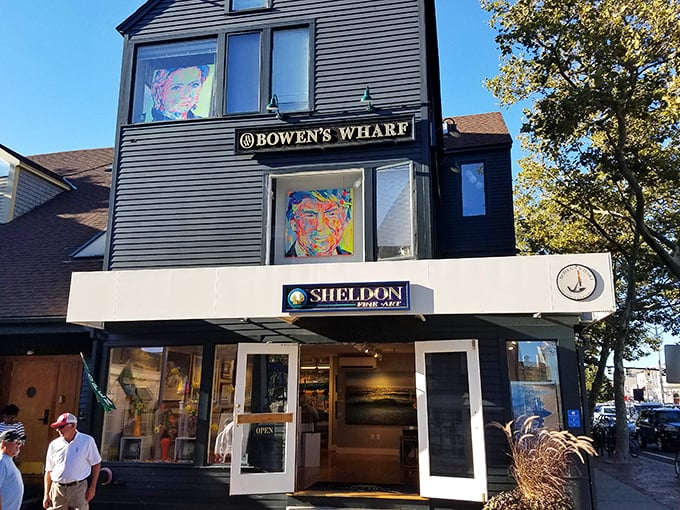 Little Compton's historic buildings frame the town common like a scene from a New England novel. Weathered shingles tell stories of centuries past.