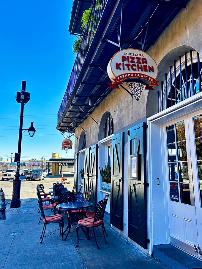 Louisiana Pizza Kitchen's French Quarter charm blends perfectly with wood-fired perfection. Where New Orleans meets Naples on a perfect crust.