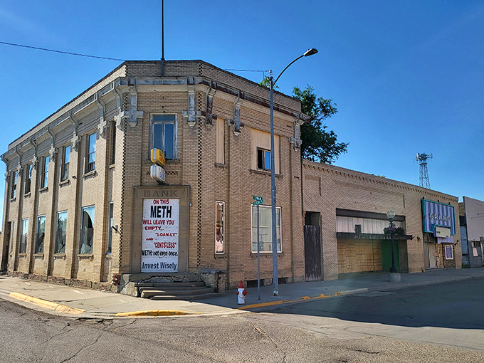 This historic bank building in Malta has seen better days, but speaks volumes about the authentic character of Montana's affordable small towns.