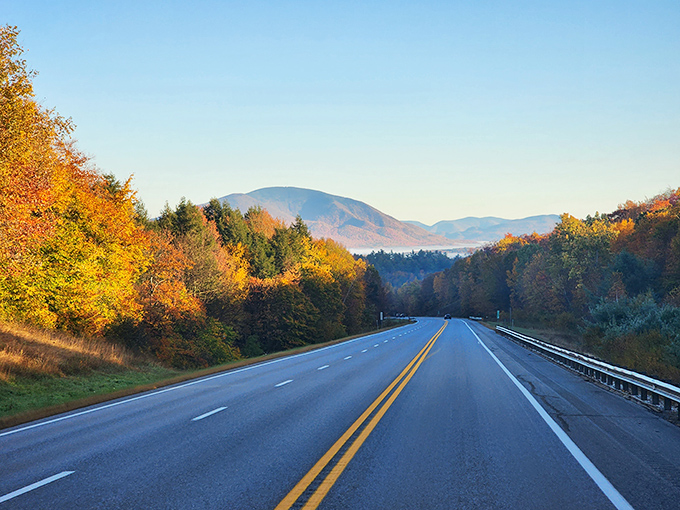 Manchester's rolling hills and autumn foliage create a backdrop so beautiful it almost seems computer-generated &ndash; but it's 100% authentic Vermont.