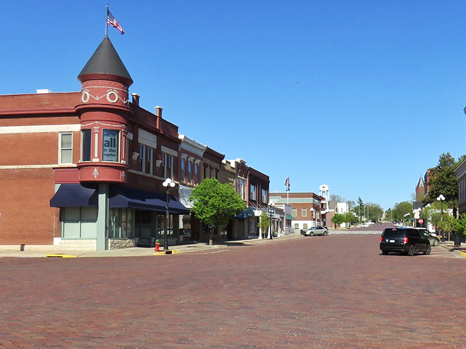 Marysville's brick-lined main street feels frozen in time, where your retirement dollars stretch like taffy at an old-fashioned candy store.