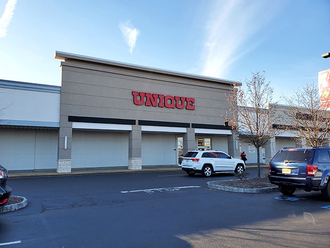 Unique by name, unique by nature! This no-frills exterior hides a department-store-sized wonderland of secondhand surprises.