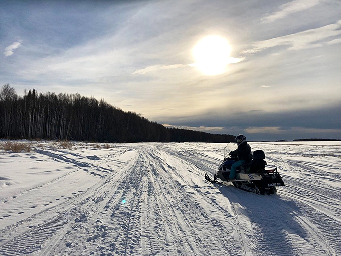 Winter in North Pole isn't just magical&mdash;it's economical! Snowmobile adventures replace expensive cruises when you retire where Santa allegedly checks his mail.