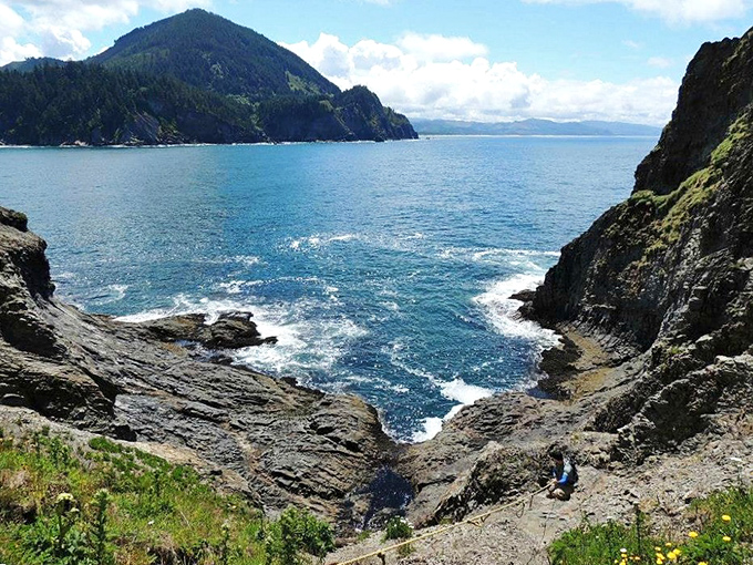 Oswald West's dramatic cliffs plunge into the Pacific. Where else can you feel like you're standing at the edge of the world?