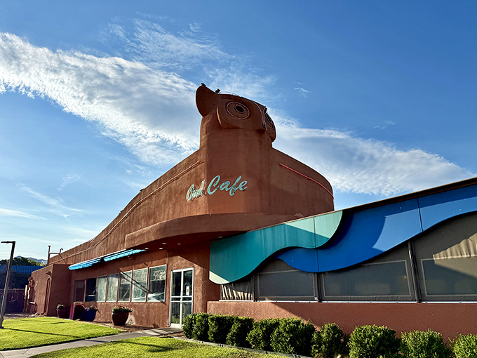 An owl-shaped restaurant? Now that's what I call a hoot of a breakfast destination. 
