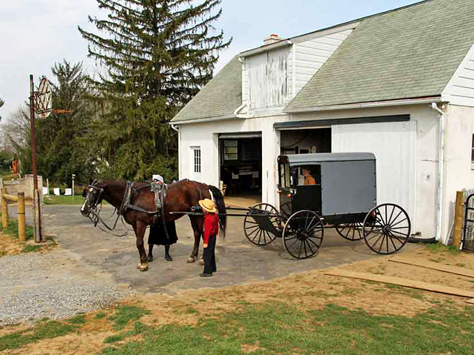 Paradise living defined: Where horse-drawn buggies share the road and time moves at a more deliberate pace.