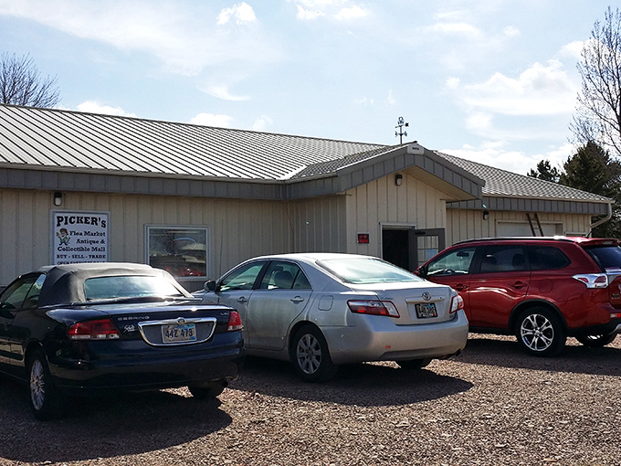 Picker's Flea Market hides behind a modest exterior, much like that unassuming restaurant with the best pot roast you've ever tasted.