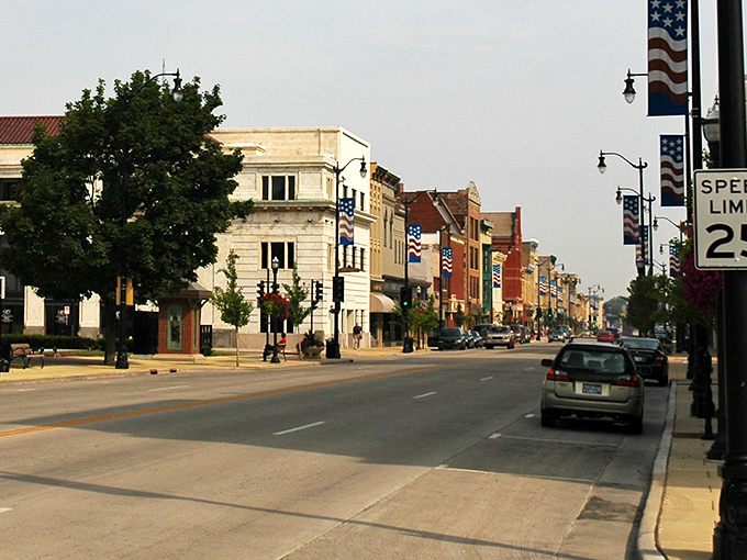 A vibrant street in Racine showcases the city&rsquo;s thriving cultural scene that won&rsquo;t break your budget.