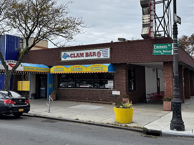 The corner spot with yellow accents serves clams so many ways, you'll need multiple visits to try them all.