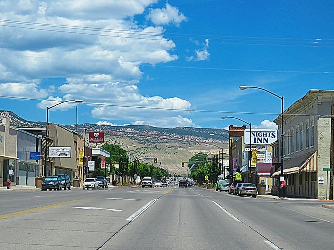 Richfield's wide Main Street invites you to slow down and stay awhile. Mountains frame the horizon like nature's own welcome sign.