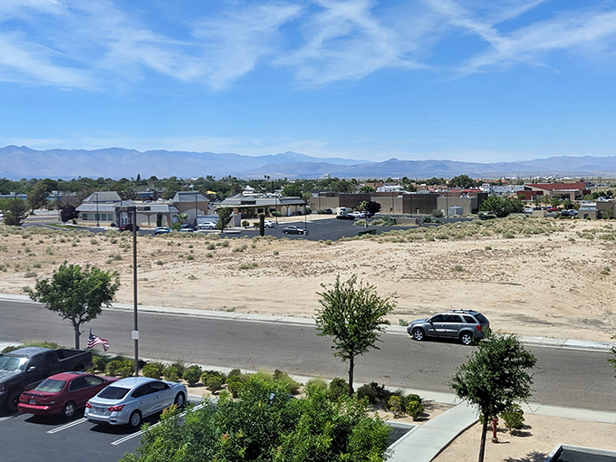 Ridgecrest offers desert vistas and affordable housing options. Mountains frame the horizon while your Social Security check stretches further.