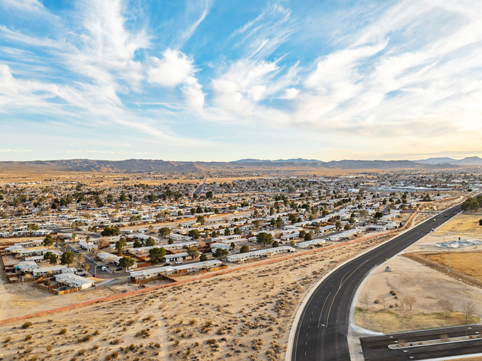 Ridgecrest sits nestled between mountain ranges, offering desert vistas and housing prices that won't make your retirement fund sweat.