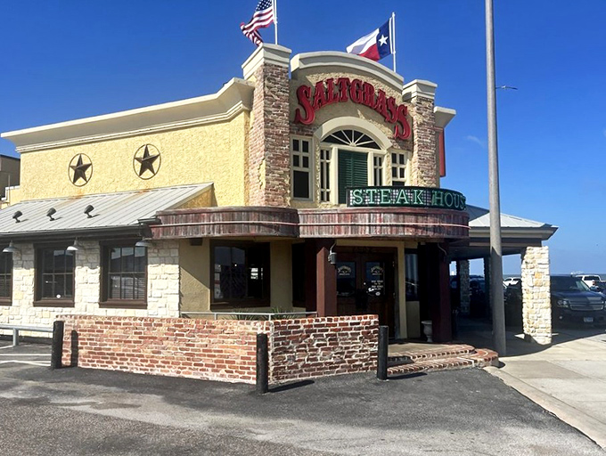 Saltgrass stands proud with its Texas-sized personality&mdash;where beach views and perfect steaks create vacation memories worth savoring.