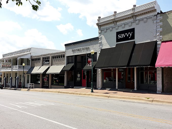 Siloam Springs' picture-perfect downtown looks expensive but isn't. Where else can you retire with mountain views on a mailman's pension?