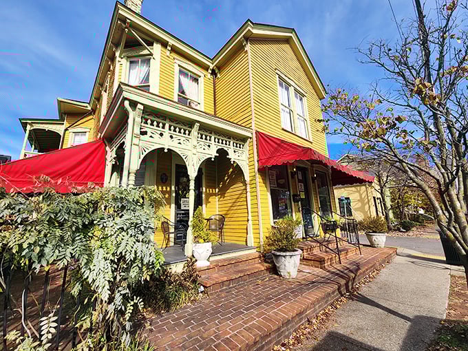 This golden Victorian beauty stands out like a delicious beacon on Jefferson Street's landscape.