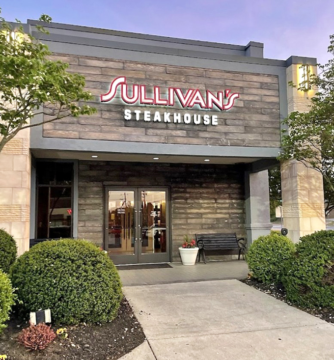 Sullivan's modern facade hints at contemporary flair, but the steaks inside are timeless masterpieces of meat artistry.