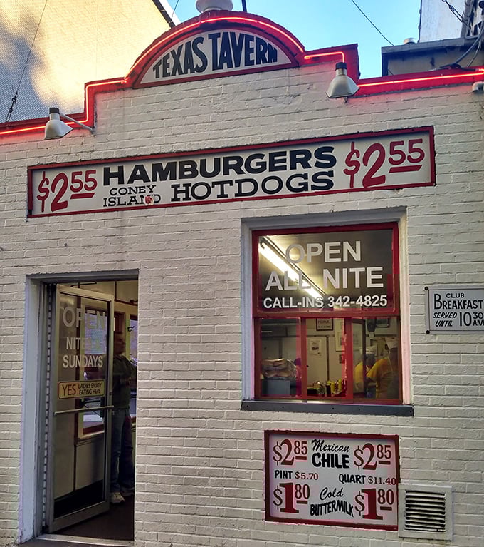 Texas Tavern's tiny white building has been serving late-night salvation to Roanoke residents for generations.