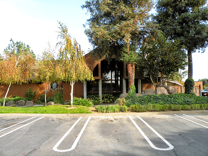 The Fruit Yard's lush landscaping creates a California oasis. Don't let the name fool you&mdash;they're serious about steak.