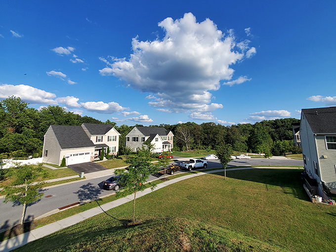 Windsor Mill's spacious neighborhoods offer what modern life often lacks &ndash; actual breathing room and clouds you can admire.