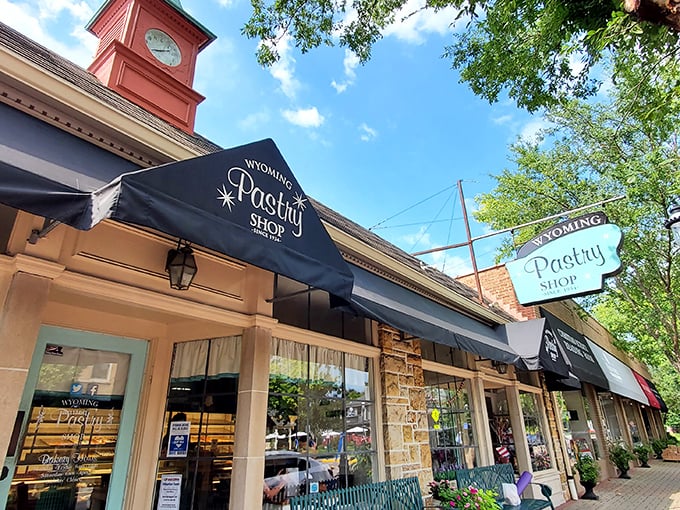Vintage charm meets master baking under this classic awning. The kind of place Norman Rockwell would have painted people lining up outside.