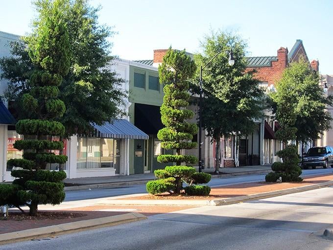 Bishopville's storefronts stands as a brick testament to communities that built things right the very first time.