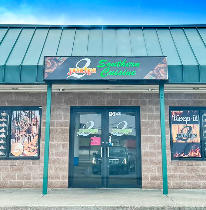 Behind these simple doors lies soul food that would make your Southern grandmother nod in solemn approval.