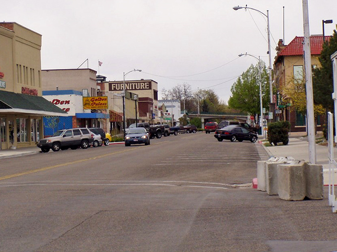 Brick buildings and wide sidewalks create Caldwell's welcoming atmosphere, matched only by its welcoming housing prices.