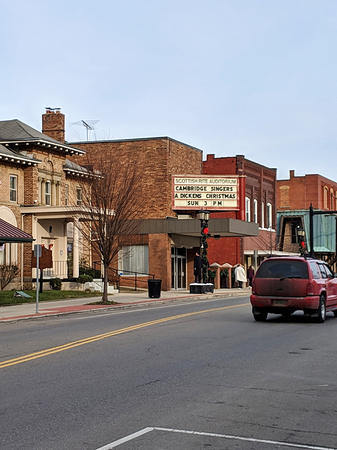 Classic theater marquee promises entertainment that won't require a second mortgage to enjoy.