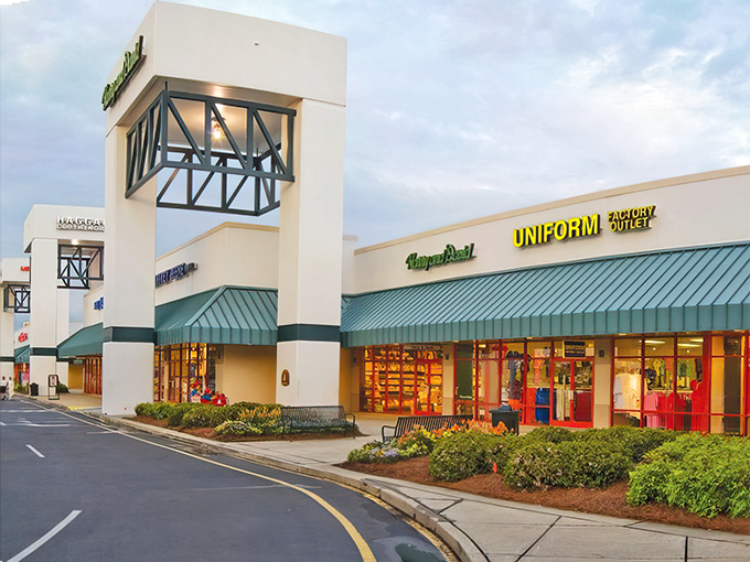 Clean lines and modern design make this Smithfield shopping destination as pleasing to the eye as to the wallet.