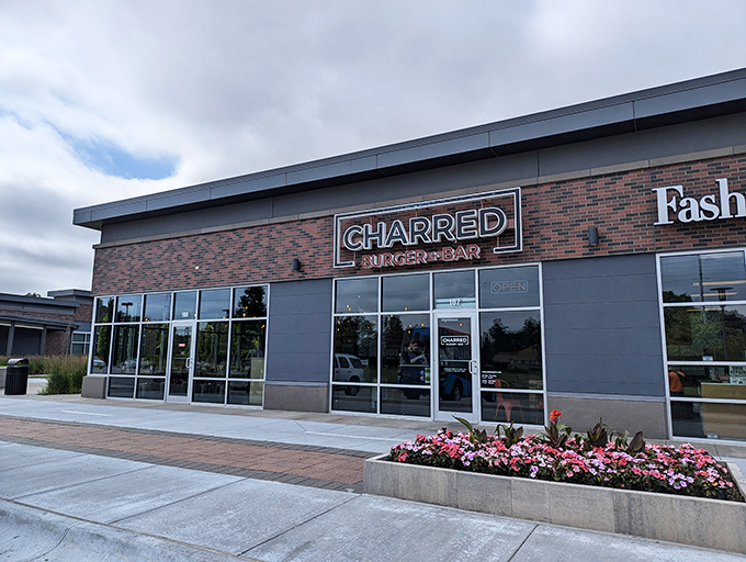 Clean lines and brick fa&ccedil;ade&mdash;Charred's exterior is as carefully crafted as the perfect sear on their magnificent burger patties.