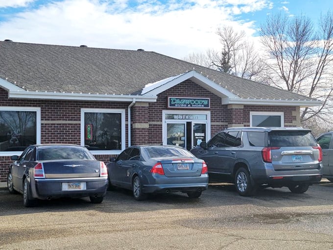 Where sandwich lovers and car enthusiasts both find satisfaction. The full parking lot tells you everything you need to know!