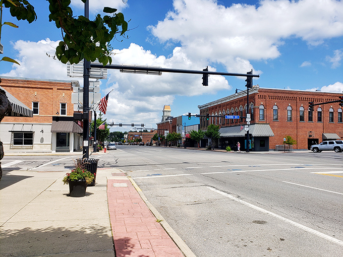 Defiance&rsquo;s main street unfolds calmly, offering a genuine tranquility that no upscale gated community can imitate.