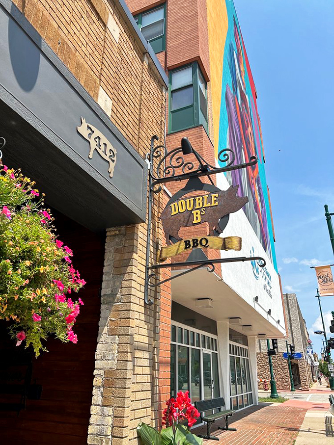 Brick, flowers, and BBQ &ndash; a simple formula for happiness that this West Allis gem has perfected.