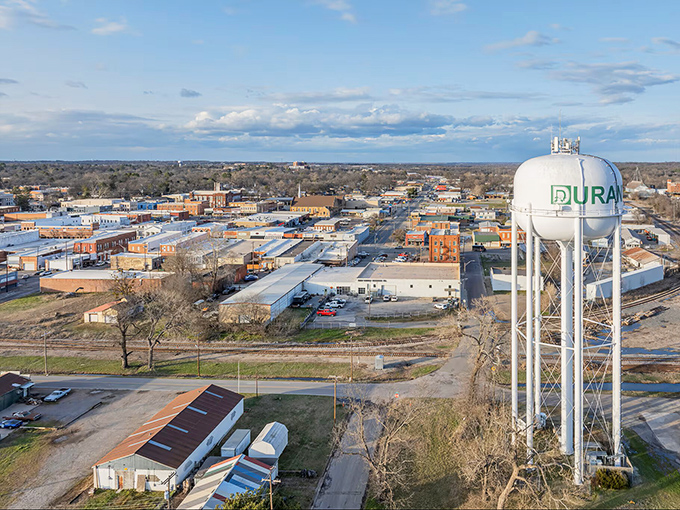 The heart of Durant offers a perfect small-town streetscape where locally-owned businesses thrive in buildings that have stood for generations.